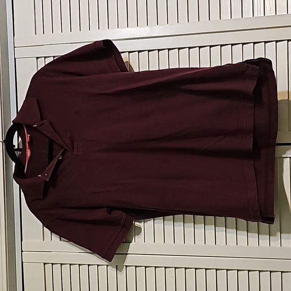 Izod | Shirts | Dark Red Izod Medium Polo | Poshmark